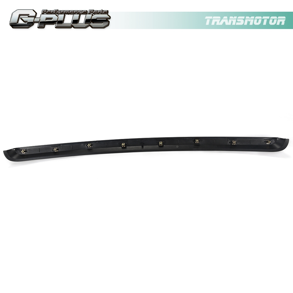 Black Plastic Hood Molding For 2007-2013 GMC Sierra 1500 2500 3500 HD ...